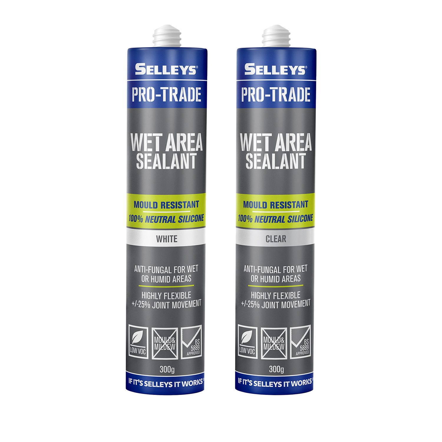 Selleys® Pro Trade Wet Area Silicone | Bowens